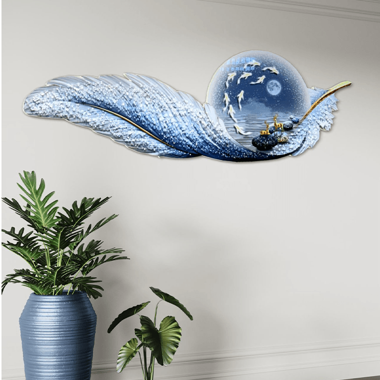 Radiant Masterpiece Deluxe LED Wall Painting – Decorporium